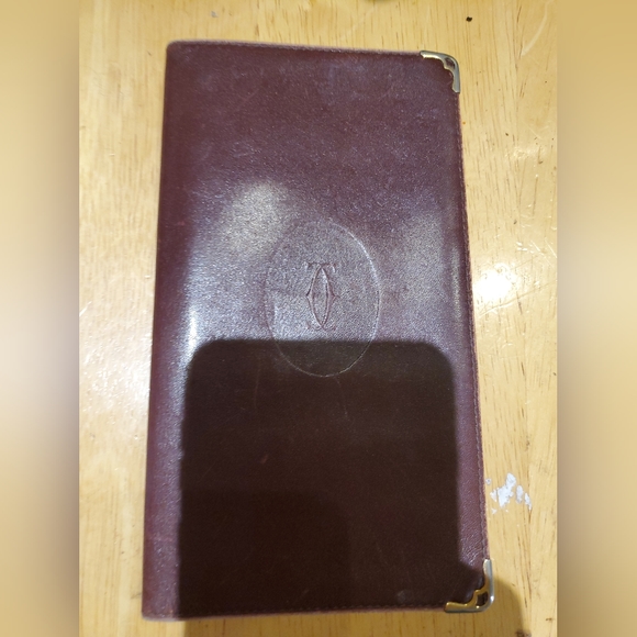 Cartier | Bags | Cartier Cards And Checkbook Holder In Good Condition ...